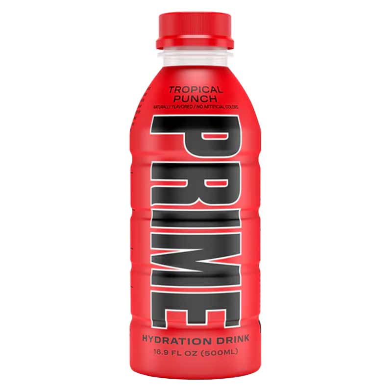 Prime - Hydration Drink Tropical Punch 500ml (18+) – POW! The Shop